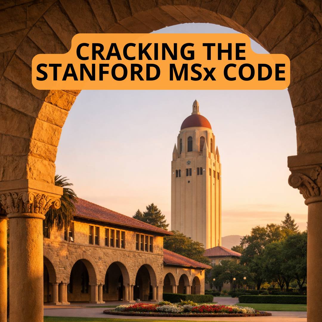 Cracking the Sloan Code: Inside the Admissions Process